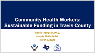 CHW Financial Sustainability – Austin Asian Community Health Initiative