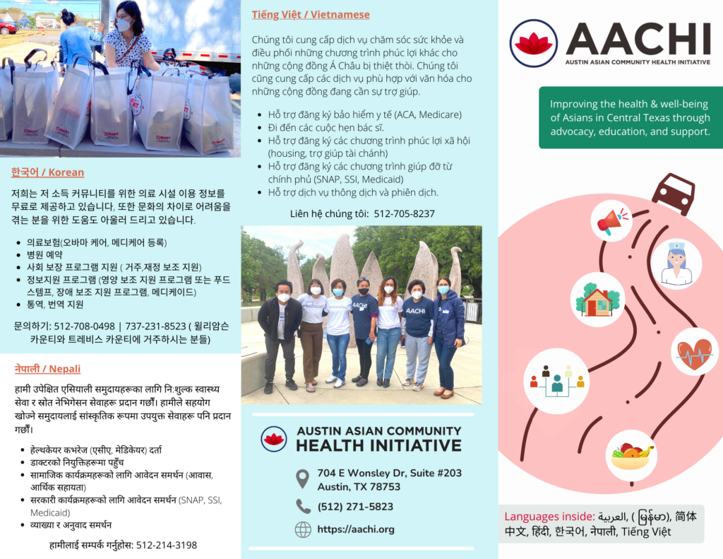 Our work – Austin Asian Community Health Initiative
